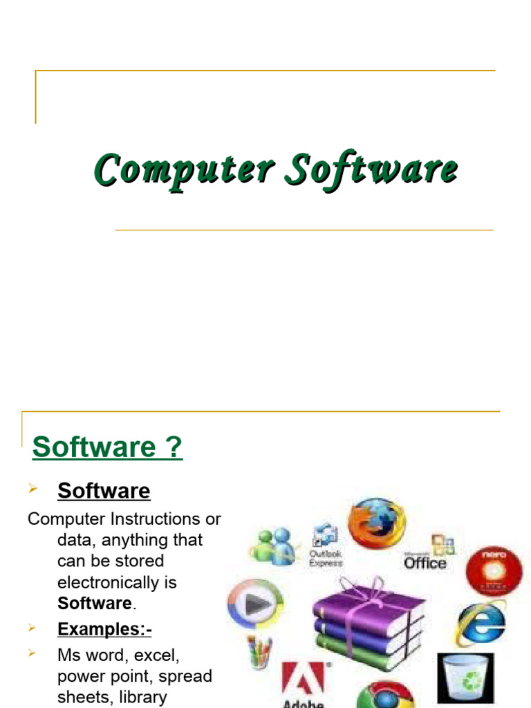 Computer Software | PDF | Application Software | Software