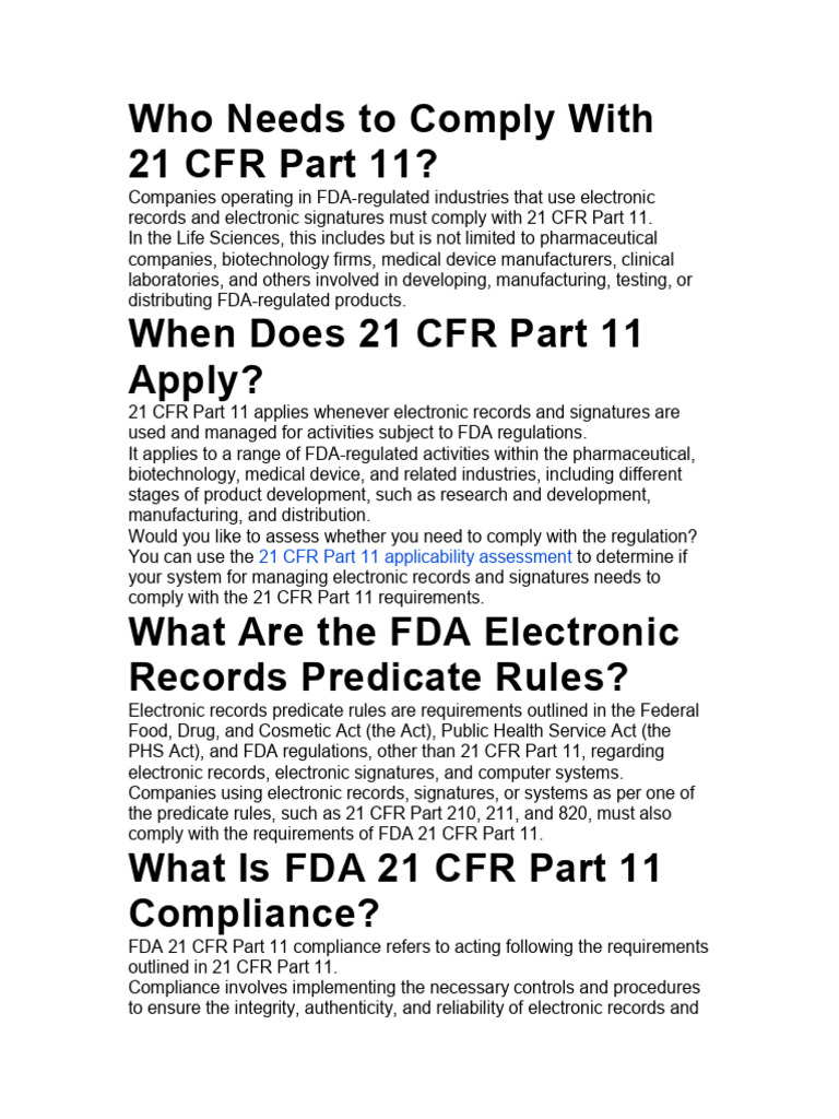 21 CFR Qus Part 2 | PDF 21 CFR Qus Part 2 | PDF