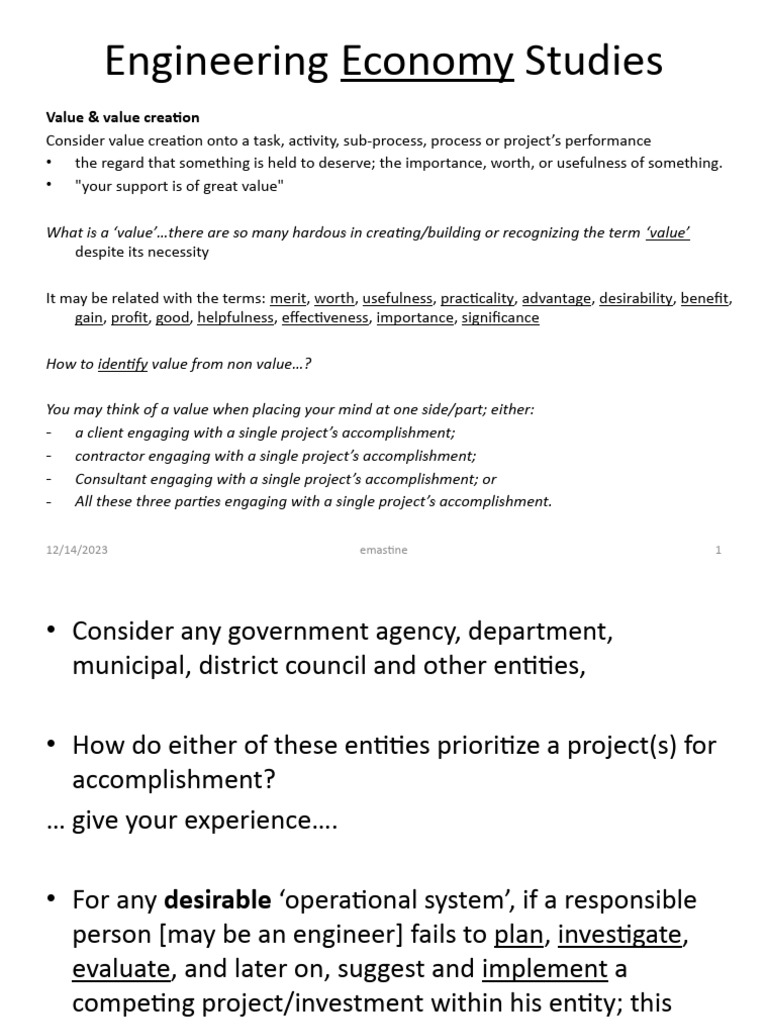 Principles of Engineering economics modified | PDF | Interest | Present Value