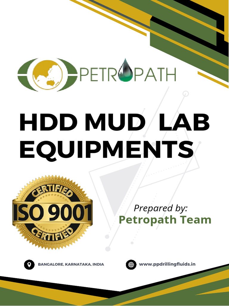 HDD Mud Lab Equipment Overview | PDF | Chemistry | Physical Sciences