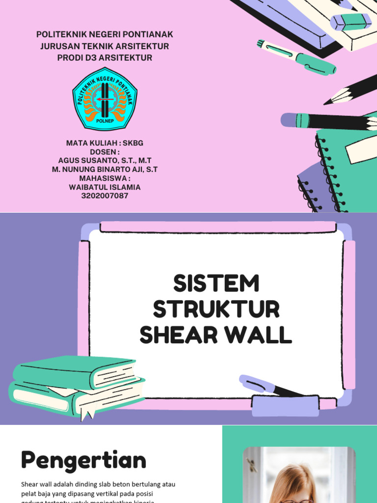 Waibatul Islamia - 3a - Shear Wall | PDF | Teknologi & Rekayasa