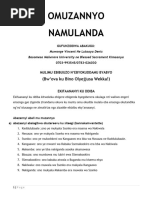 O Level Luganda Syllabus | PDF | Educational Assessment | Teaching Method