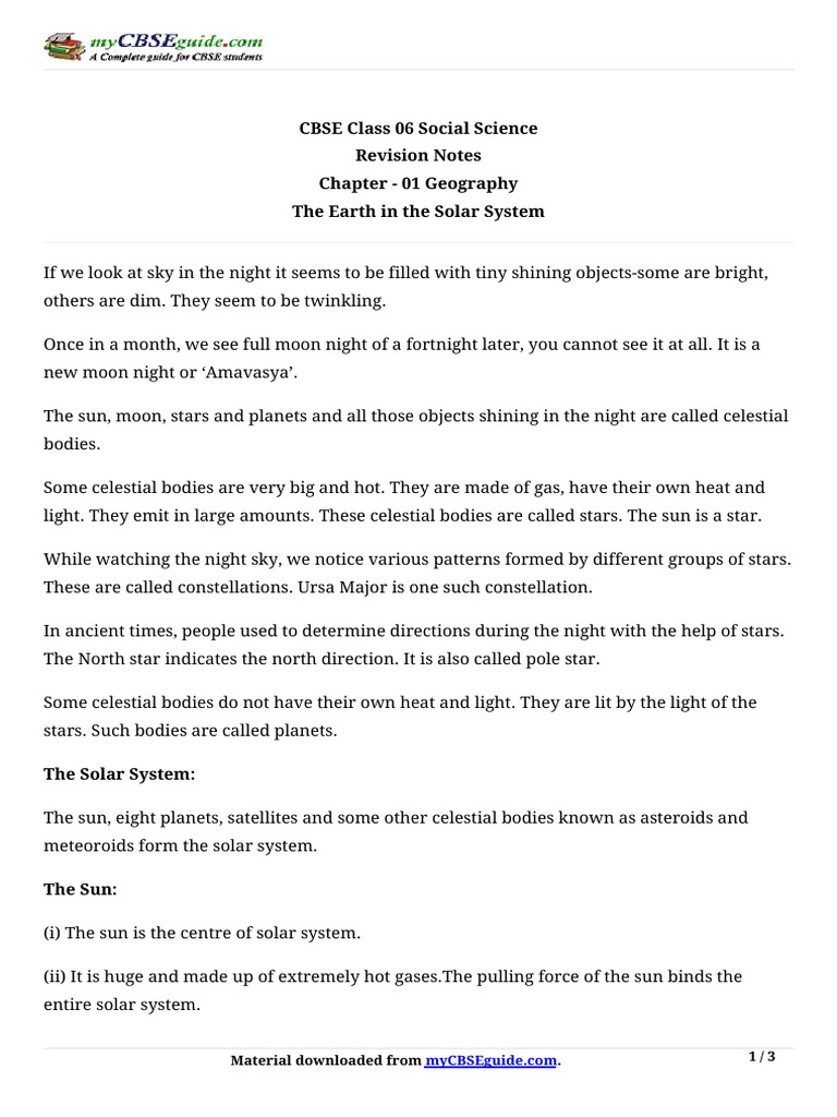 06_social_science_geo_key_notes_ch01_the_earth_in_the_solar_system.pdf ...