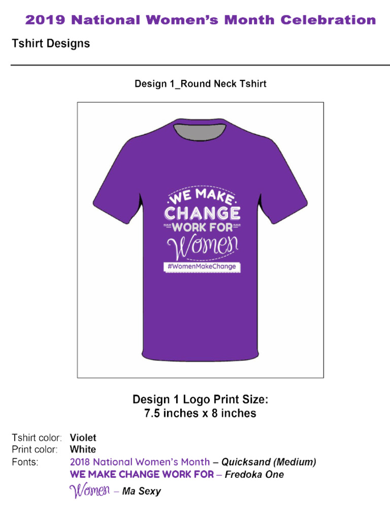 2019 NWMC T-shirt Design | PDF