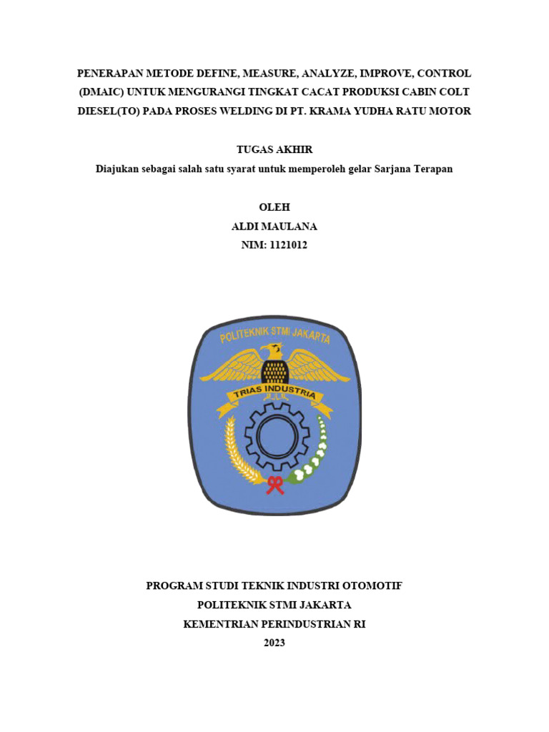 Aldi Maulana - Proposal Tugas Akhir B. Indonesia | PDF