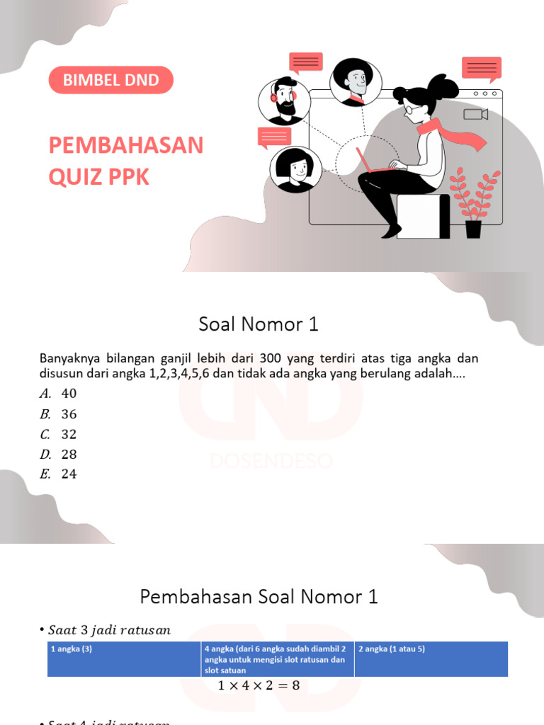 Pembahasan Quiz PPK B9 | PDF