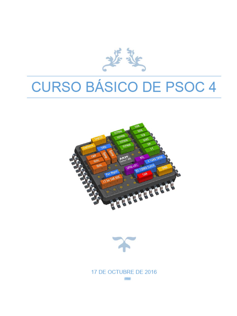 Introducción Al PSoC 4 | PDF | Microcontrolador | Unidad Central de procesamiento