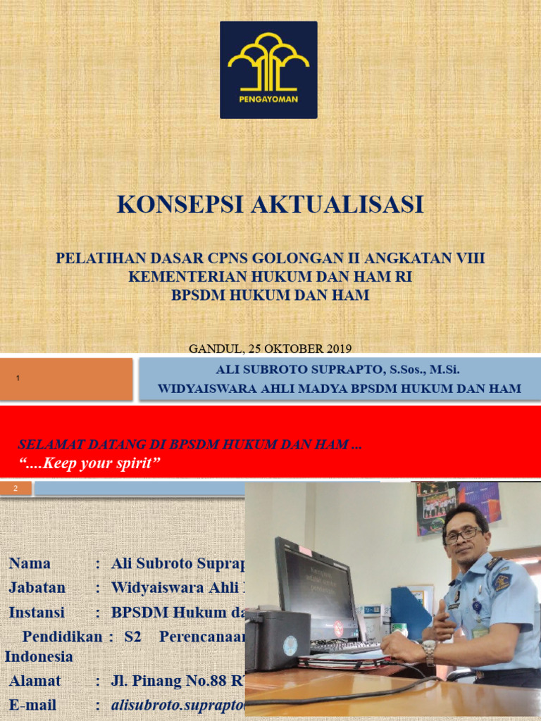 Konsepsi Habituasi BPSDM Gol - II Gel - III 2019 | PDF