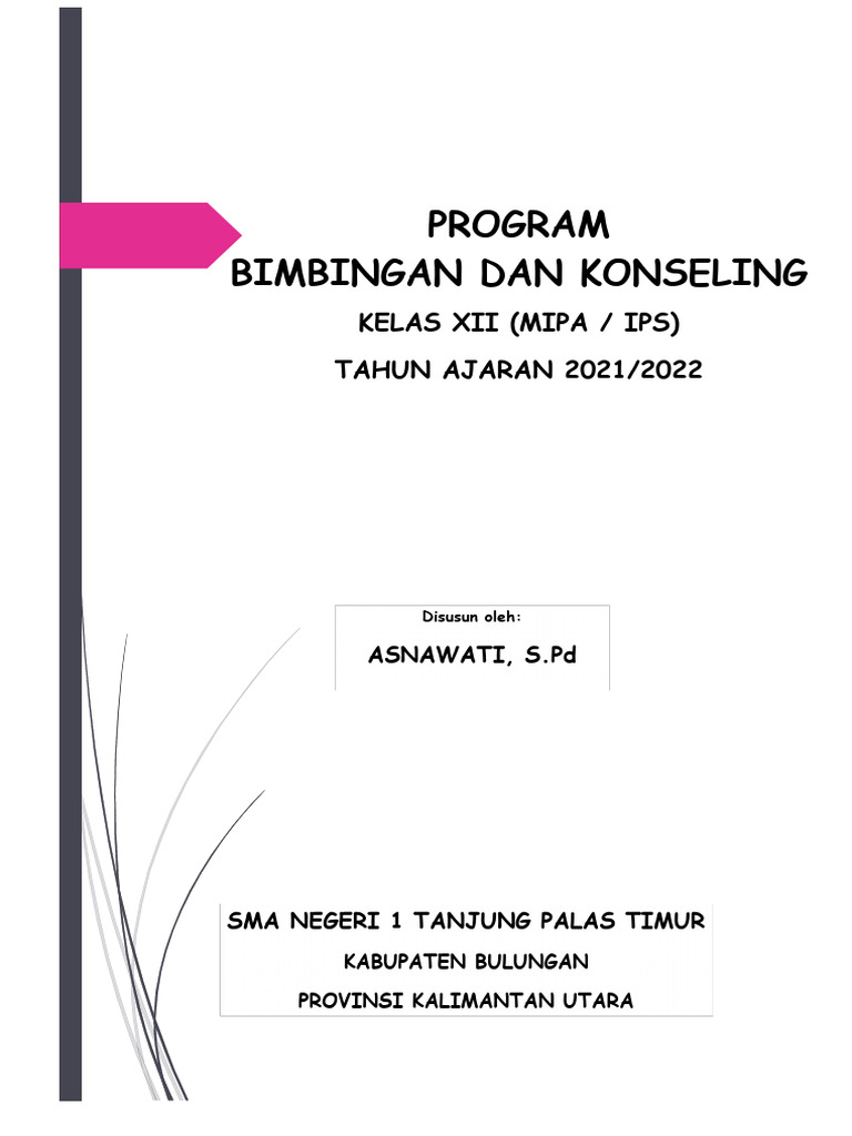 34.a Program Bimbingan Dan Konseling | PDF