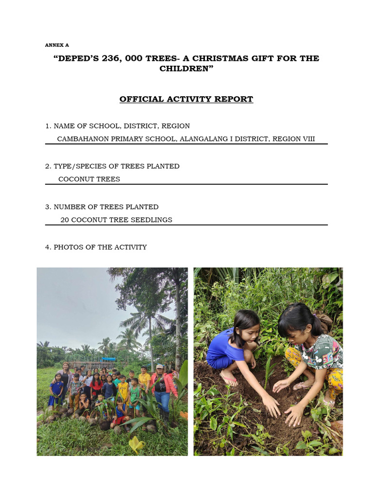 DepEd's 20 Coconut Trees for Kids | PDF | Social Science | Home & Garden
