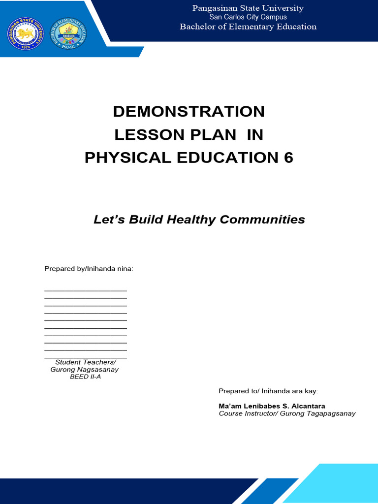 LESSON PLAN FORMAT- Edited | PDF | Lesson Plan | Learning