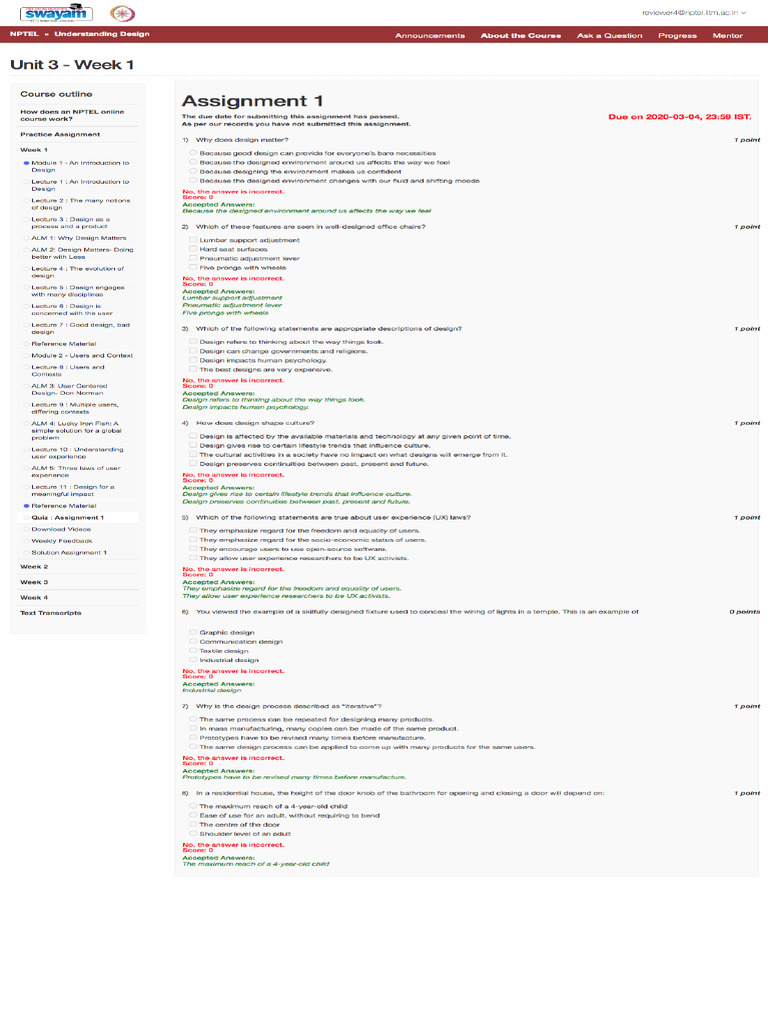 Assessment Week 1 | PDF