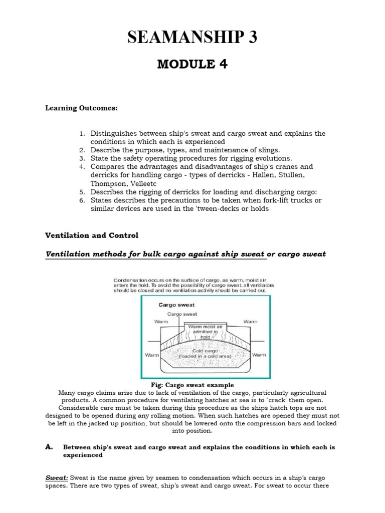 Understanding Ship and Cargo Sweat | PDF | Manufactured Goods