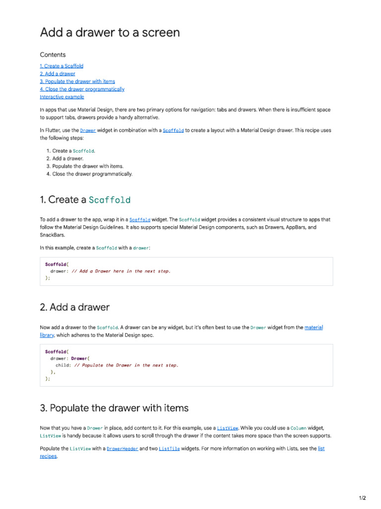 Flutter Details | PDF
