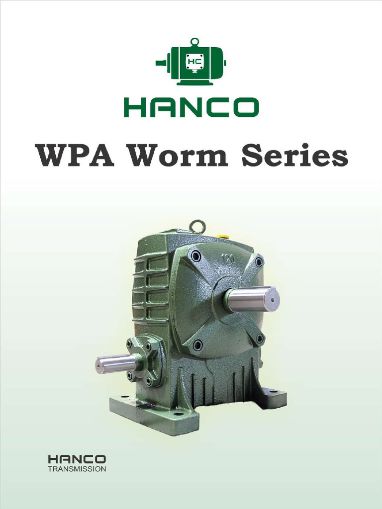 Hanco Worm Gear Brosur 22 APRIL 2021 (2) | PDF