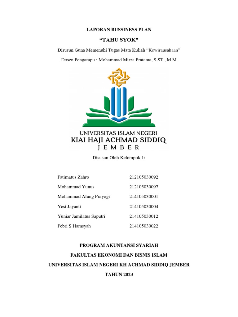 Kel 1 Laporan BP Fix | PDF