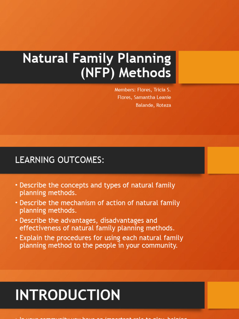 CP102AREPORTING-Natural Family Planning (NFP) Methods | PDF | Menstrual ...