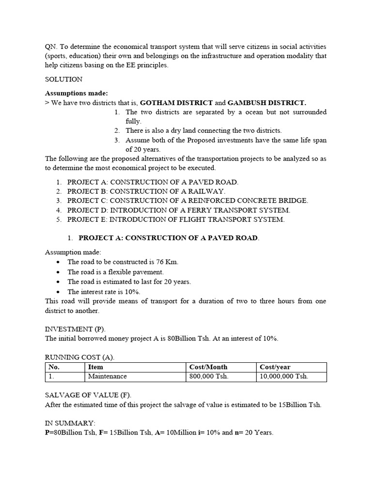 Asignment Yazid Mwishwa 12 | PDF | Road | Transport