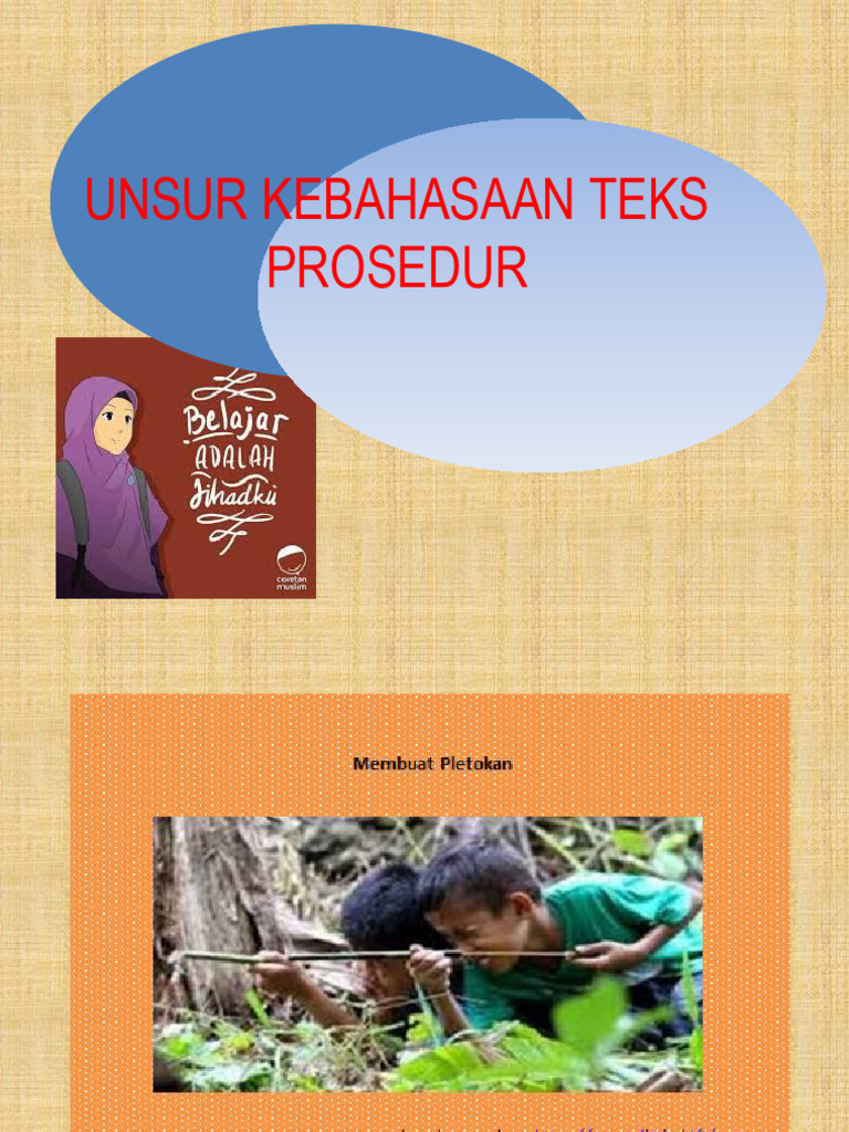PPT 3b Prosedur BU RINI | PDF | Seni & Disiplin Bahasa