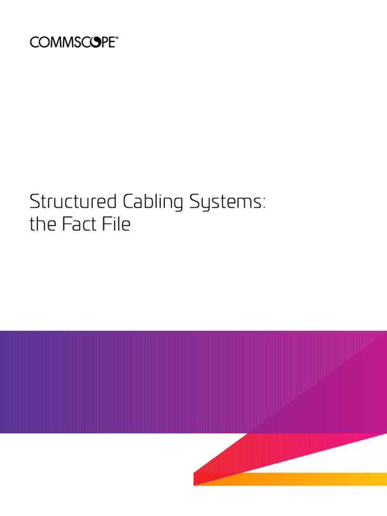 Structured Cabling Systems The Fact File Pdf Computer Network