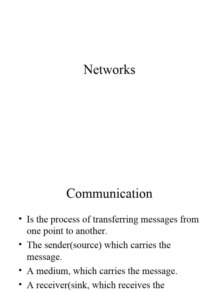 Networks_part1 | PDF | Network Topology | Computer Network