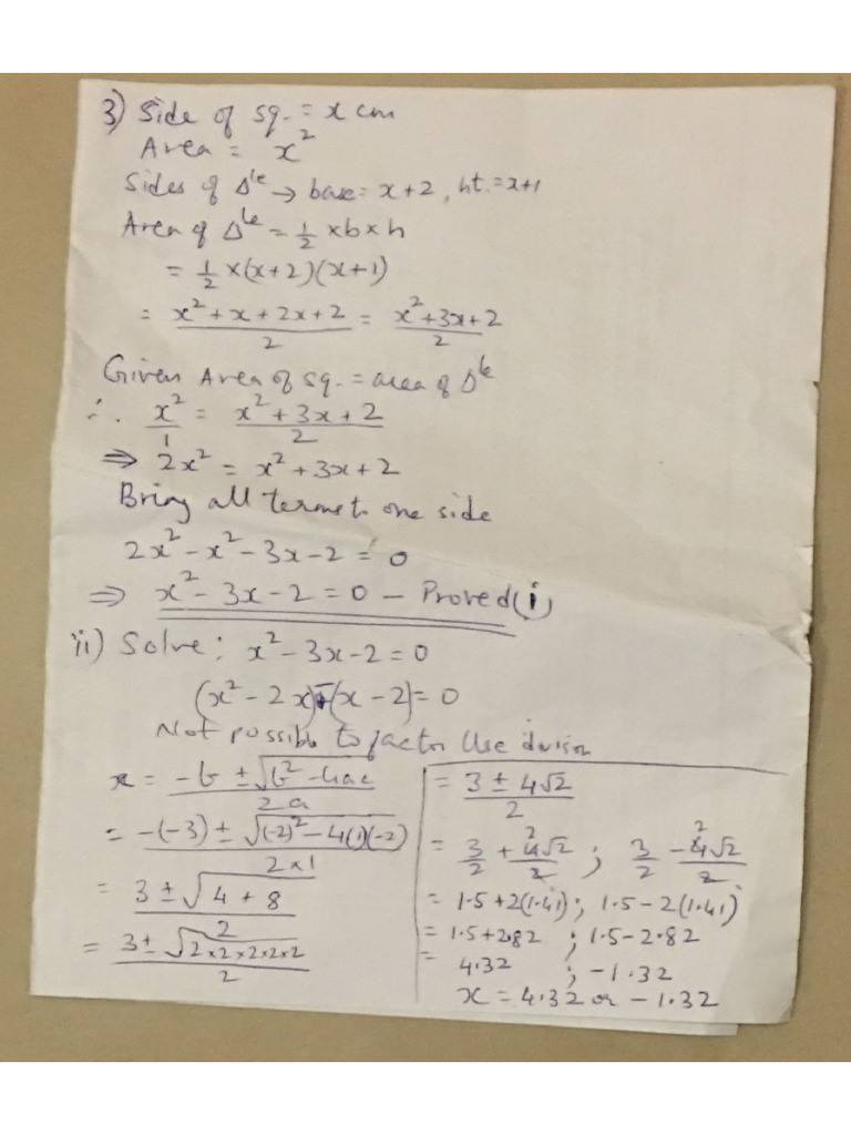 Math Solutions | PDF