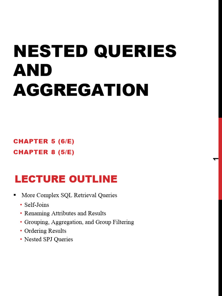 6 Nested SQL | PDF | Relational Model | Mathematics