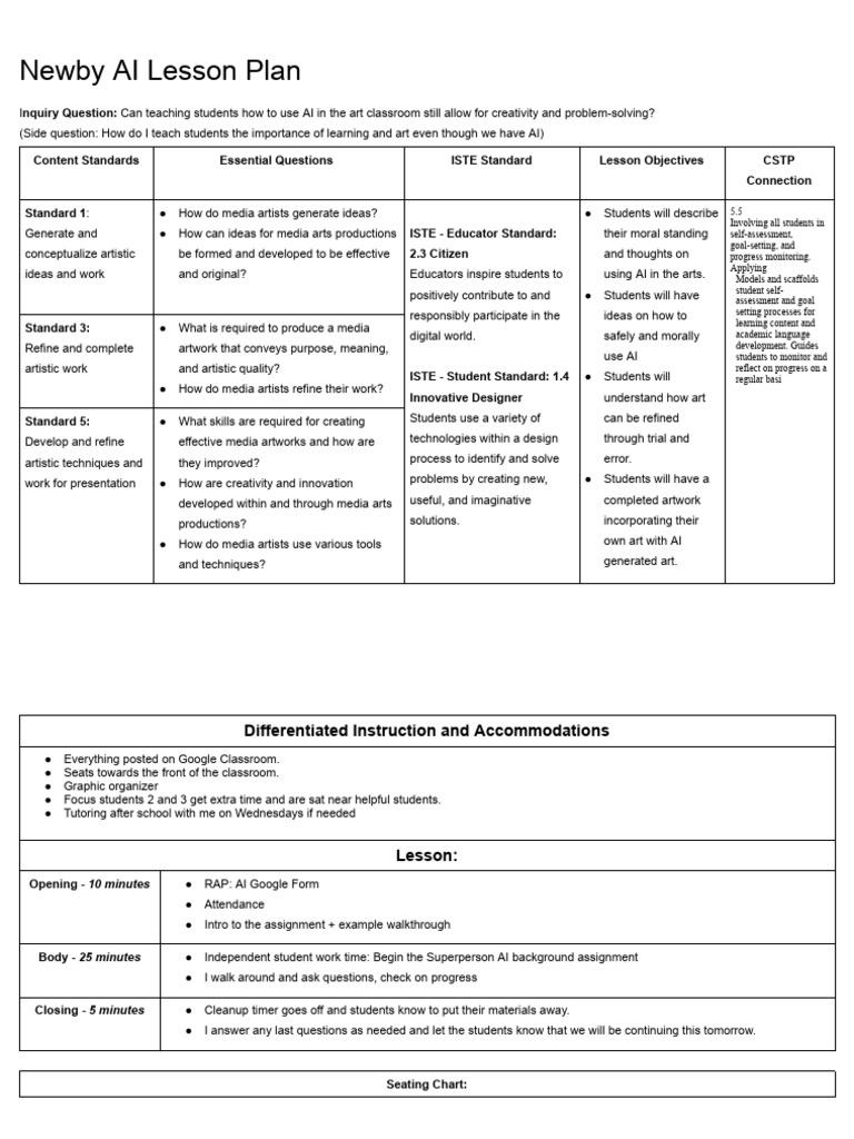 newby ai background lesson plan | PDF | Intelligence (AI) & Semantics ...