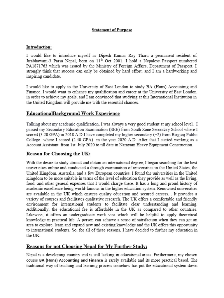 Dipesh Sop | Download Free PDF | Academic Degree | Bachelor Of Arts