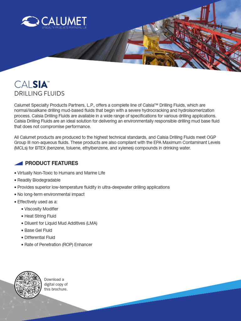Calumet Calsia Brochure | PDF | Viscosity | Benzene