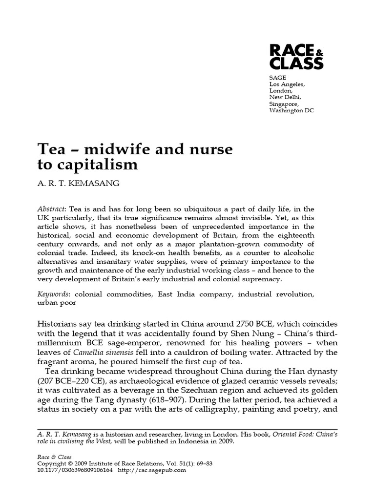 2009 - Tea Midwife and Nurse To Capitalism (Retrieved - 2022-03-02 ...
