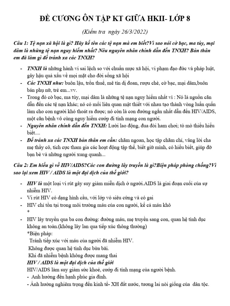 DE-CUONG-ON-TAP-kt-CD-HKII-2022 | PDF