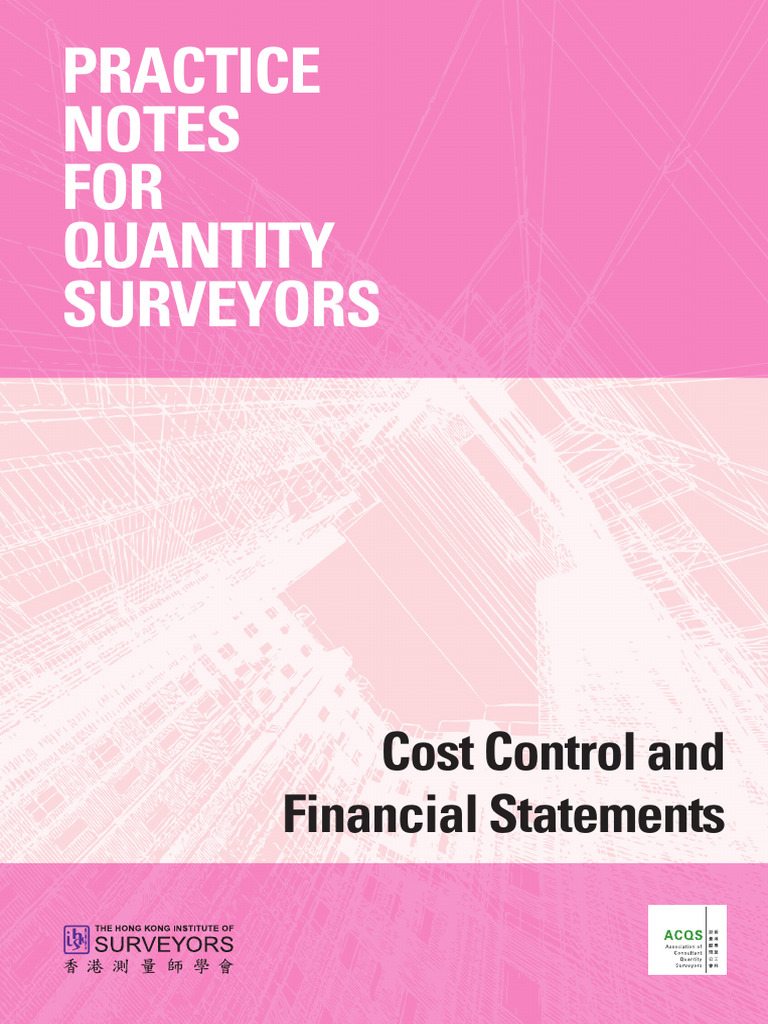 Practice Notes For Quantity Surveyors - Cost Control and Financial ...