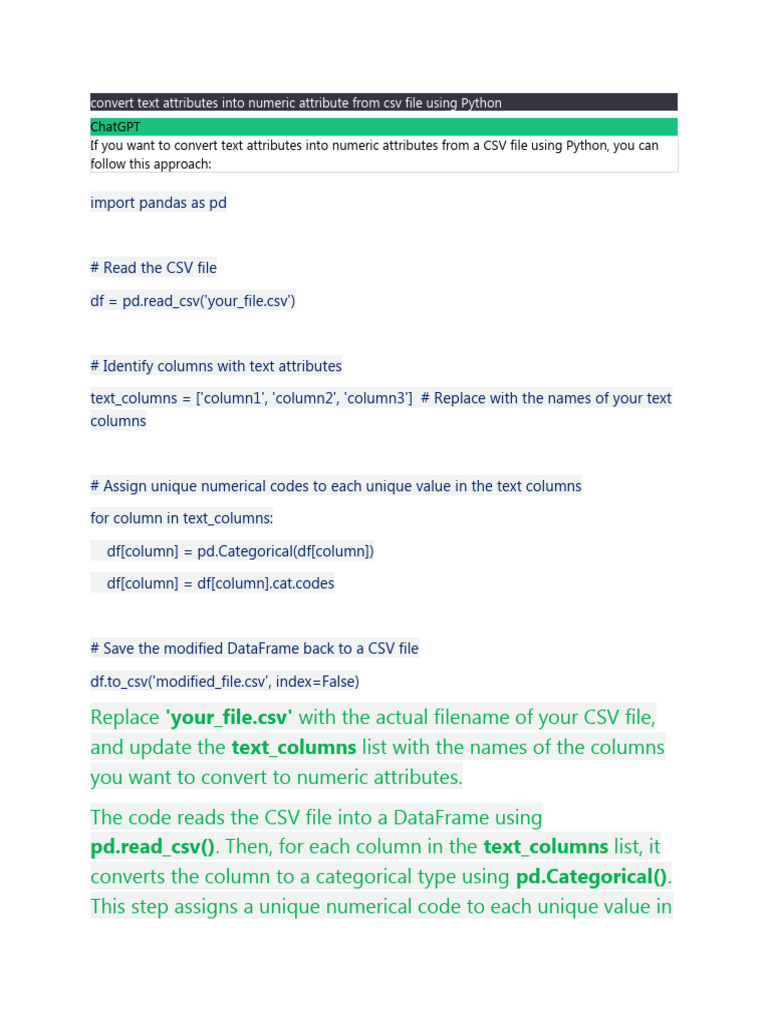 Codes | PDF | Categorical Variable | Statistical Classification