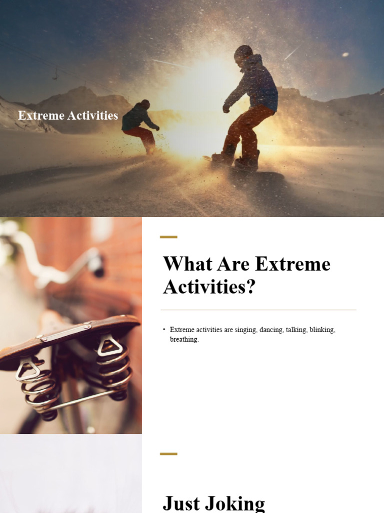 Extreme Activities | PDF