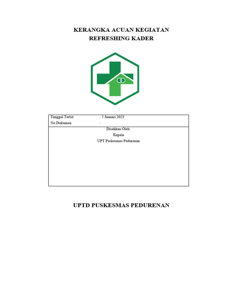 Kak Refreshing Kader | PDF