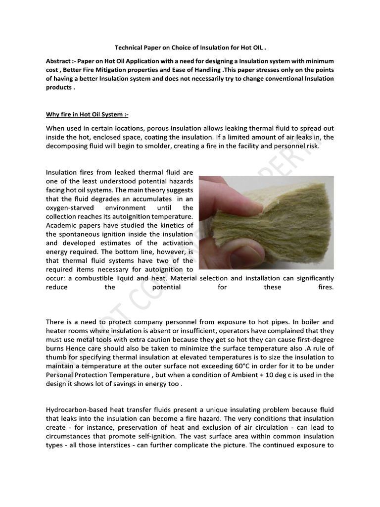 Hot Oil Fire Technical Writeup | PDF