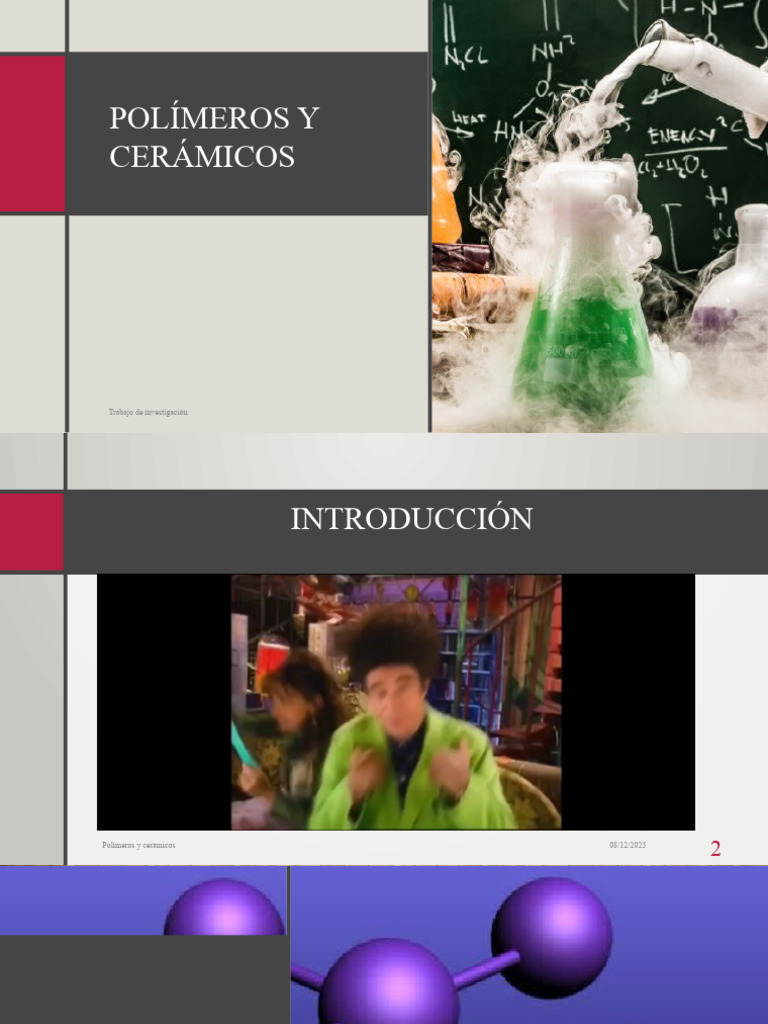 Polímeros y Cerámicos | PDF | Polímeros | Pintura acrilica
