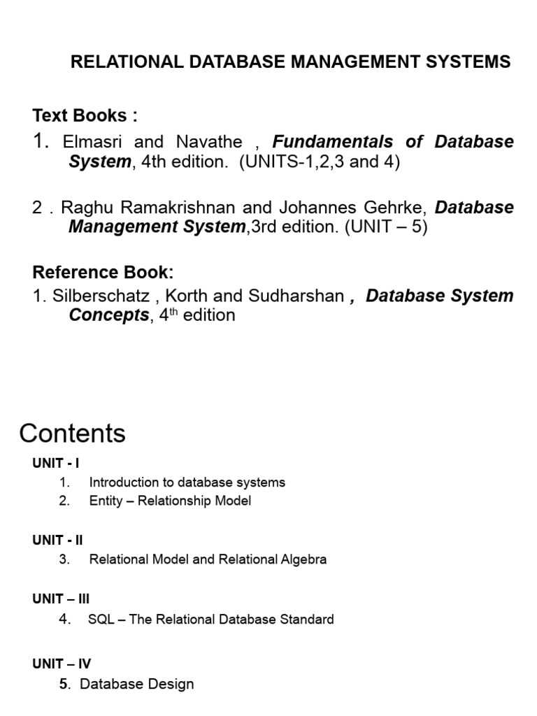 Introduction To Database Systems | PDF | Databases | Data Model Introduction To Database Systems | PDF | Databases | Data Model