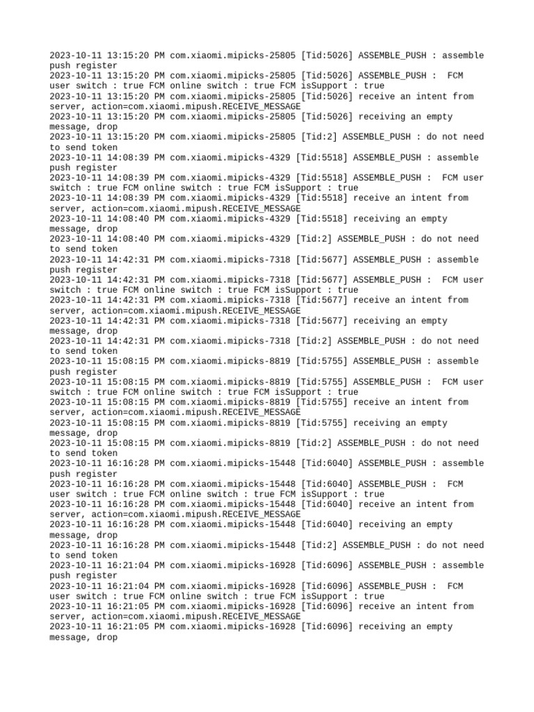 Log 1 | PDF | Xiaomi | Computer Science