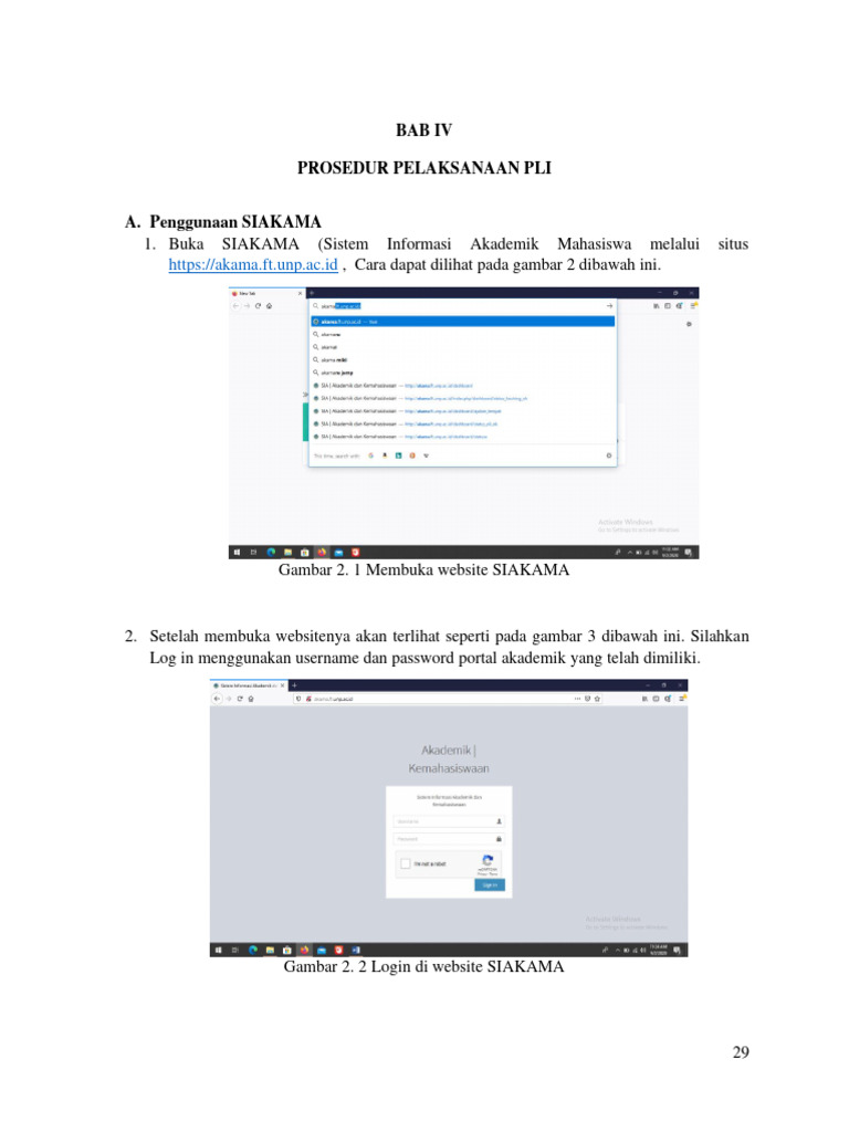 Alur Administrasi PLI Dan Penggunaan AKAMA | PDF