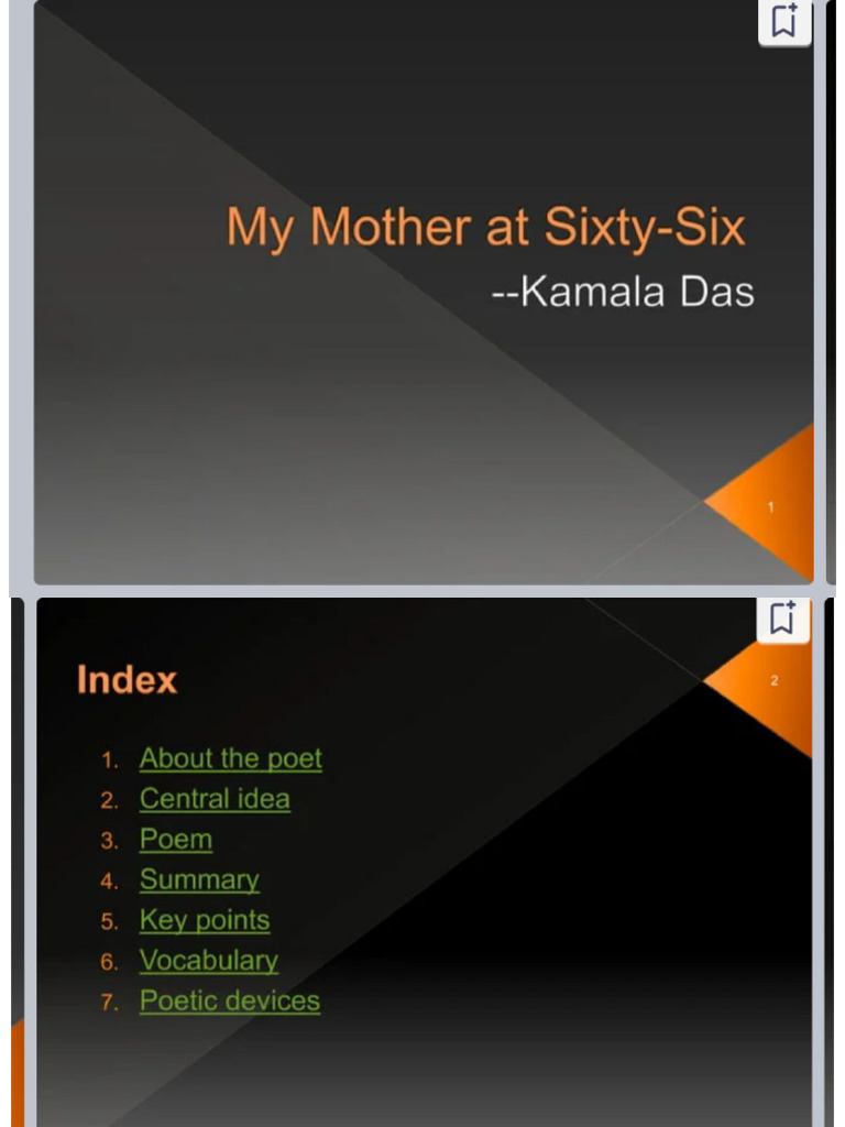 My Mother at 66 Project | PDF