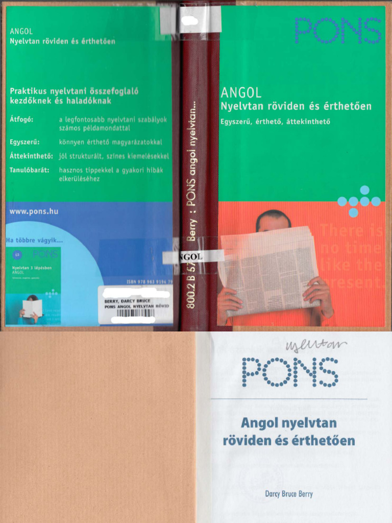 Pons Angol Nyelvtan Rviden Es Ertheten 9639194794 9789639194793 - Compress | PDF