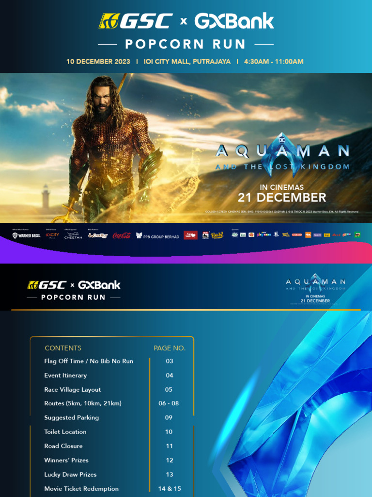 GSC X GXBank Popcorn Run 2023 E-Guidebook | PDF | Service Industries