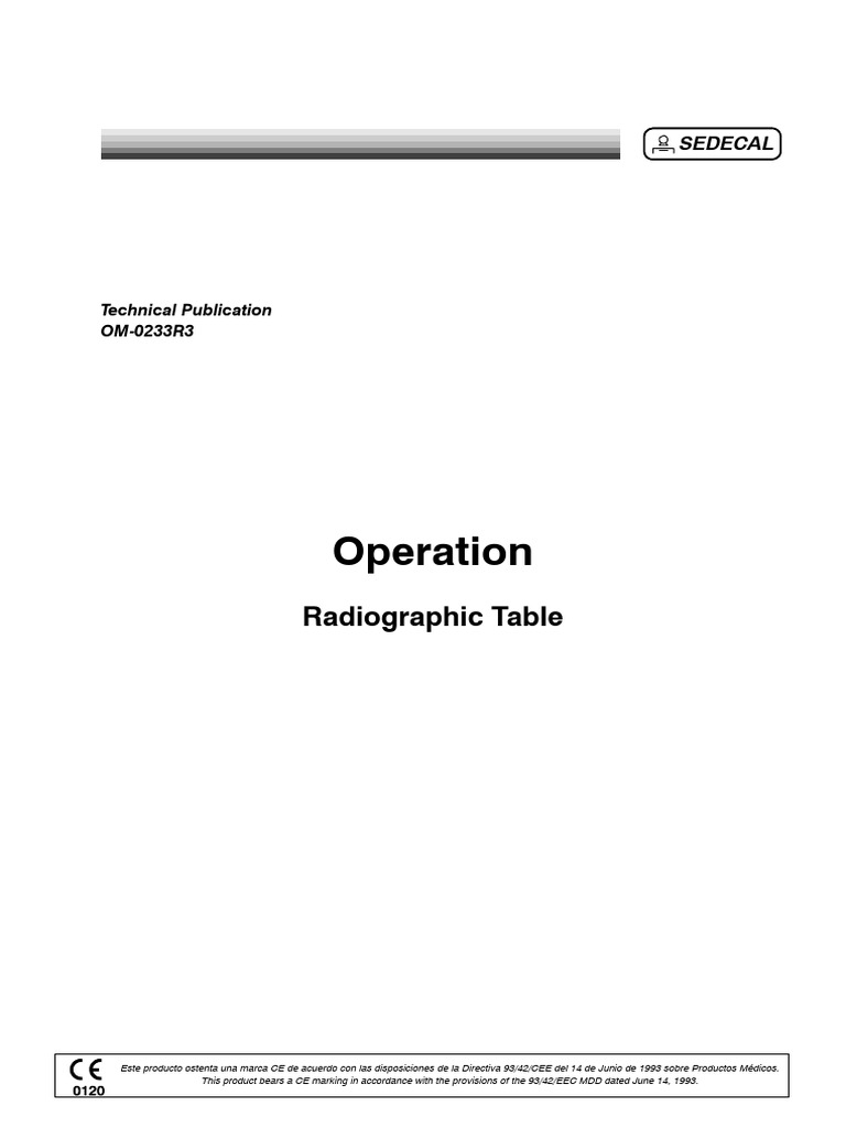 OM-0233R3i - Rad Table (060214) | PDF | Física | Olas