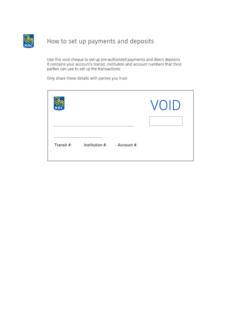 RBC Void Template Example | PDF