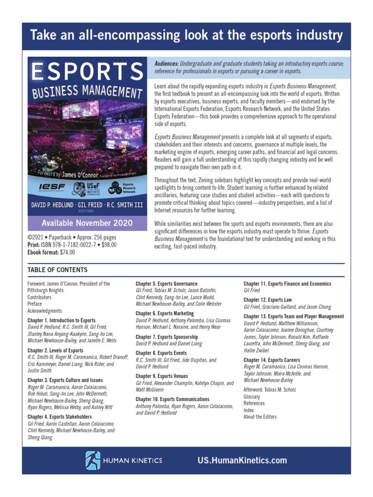 Esports Business Management Overview | PDF