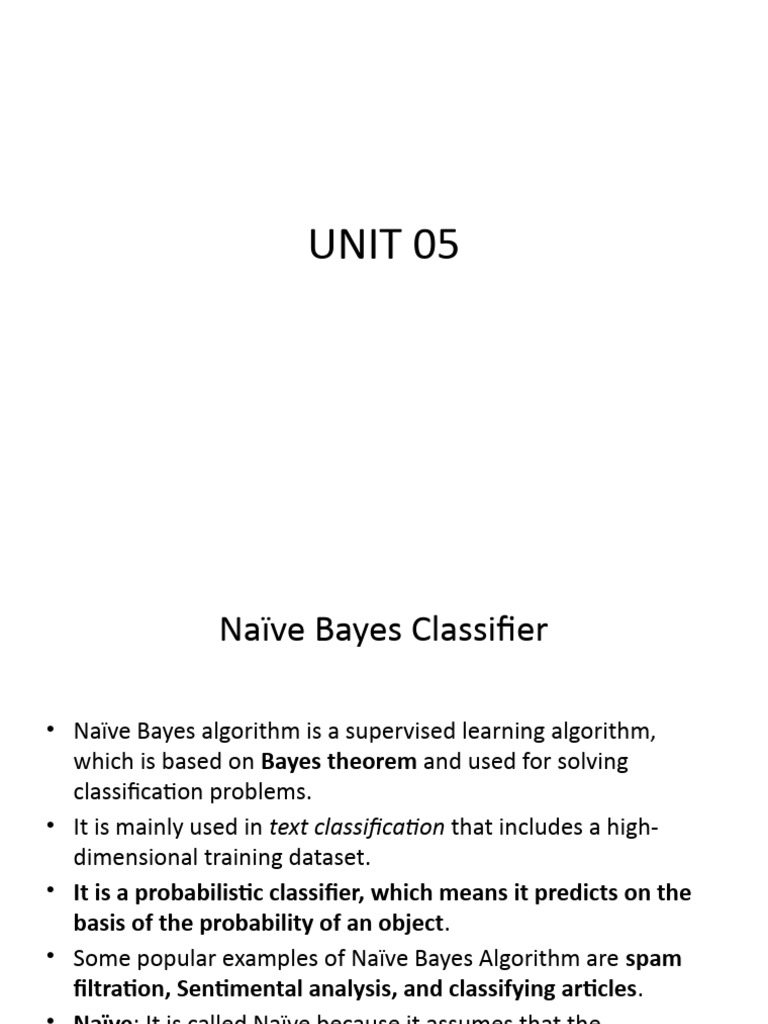 unit5 | PDF | Support Vector Machine | Statistical Classification