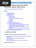 Databricks - Cheatsheet | PDF | Apache Spark | Command Line Interface