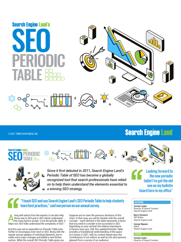 SEO Periodic Table | PDF | Search Engine Optimization | Html